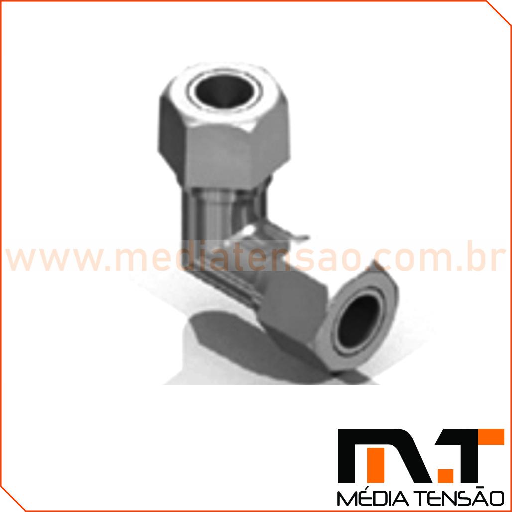 Borne Concêntrico para Vergalhão de Cobre ø 1/2 - Tipo União Angular ...