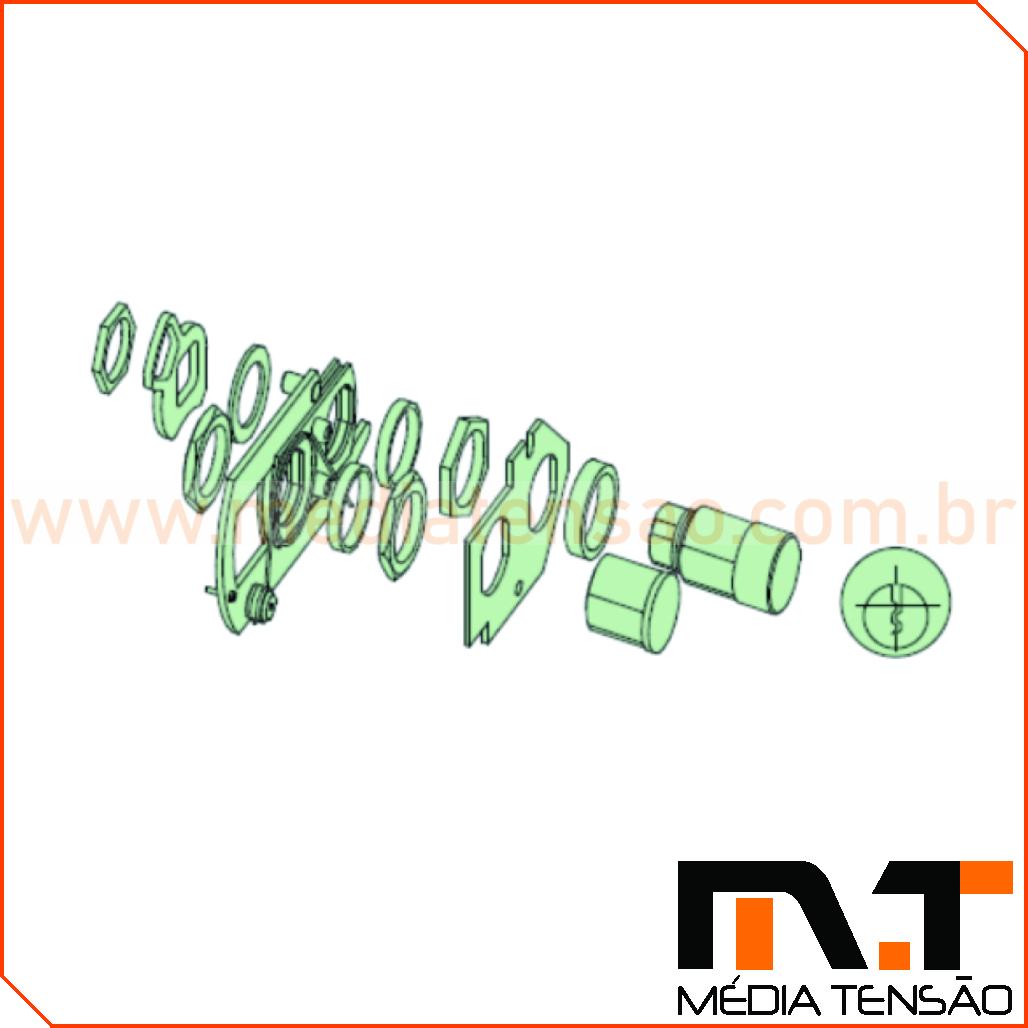 Kirk pan lock A3A4, para seccionadora Schneider SC6 BR3730351B - Média ...