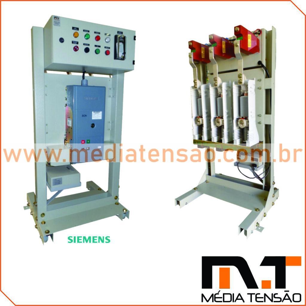 Disjuntor SIEMENS Tripolar a Vácuo 15Kv – 3AH - Média Tensão