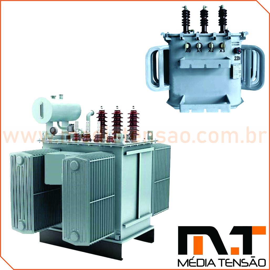 Transformador de Distribuição a Óleo - Classe 15Kv - Potência 1500Kva ...