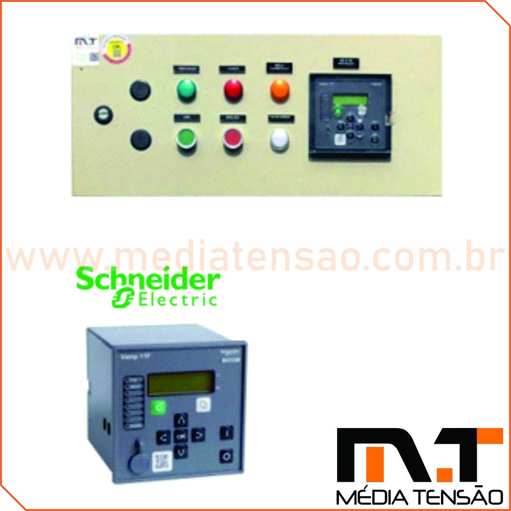 Painel com Relé Schneider Easergy P1 - Média Tensão